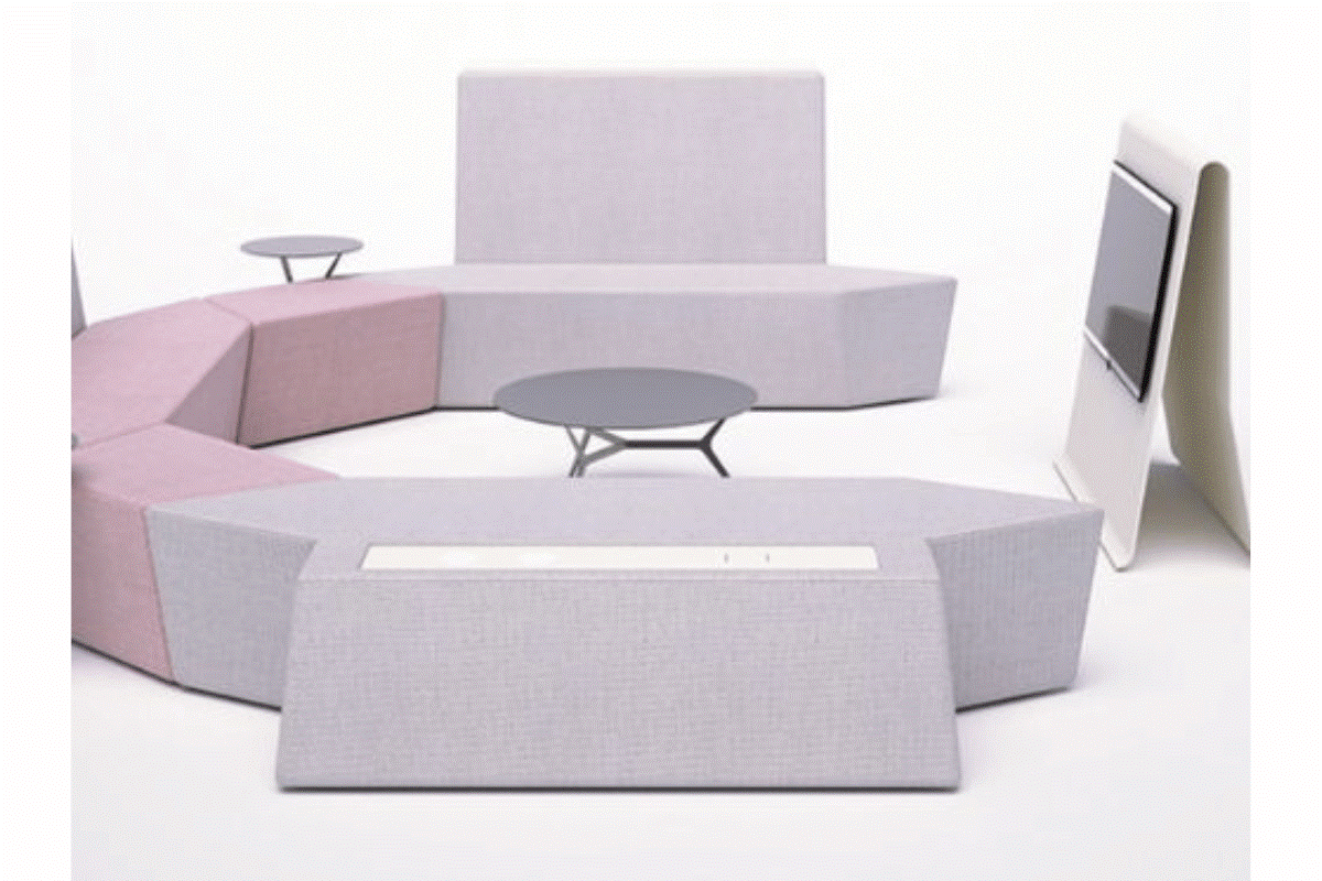 Hexagon Workstations in Dubai | Modern Office Furniture by Studio WB